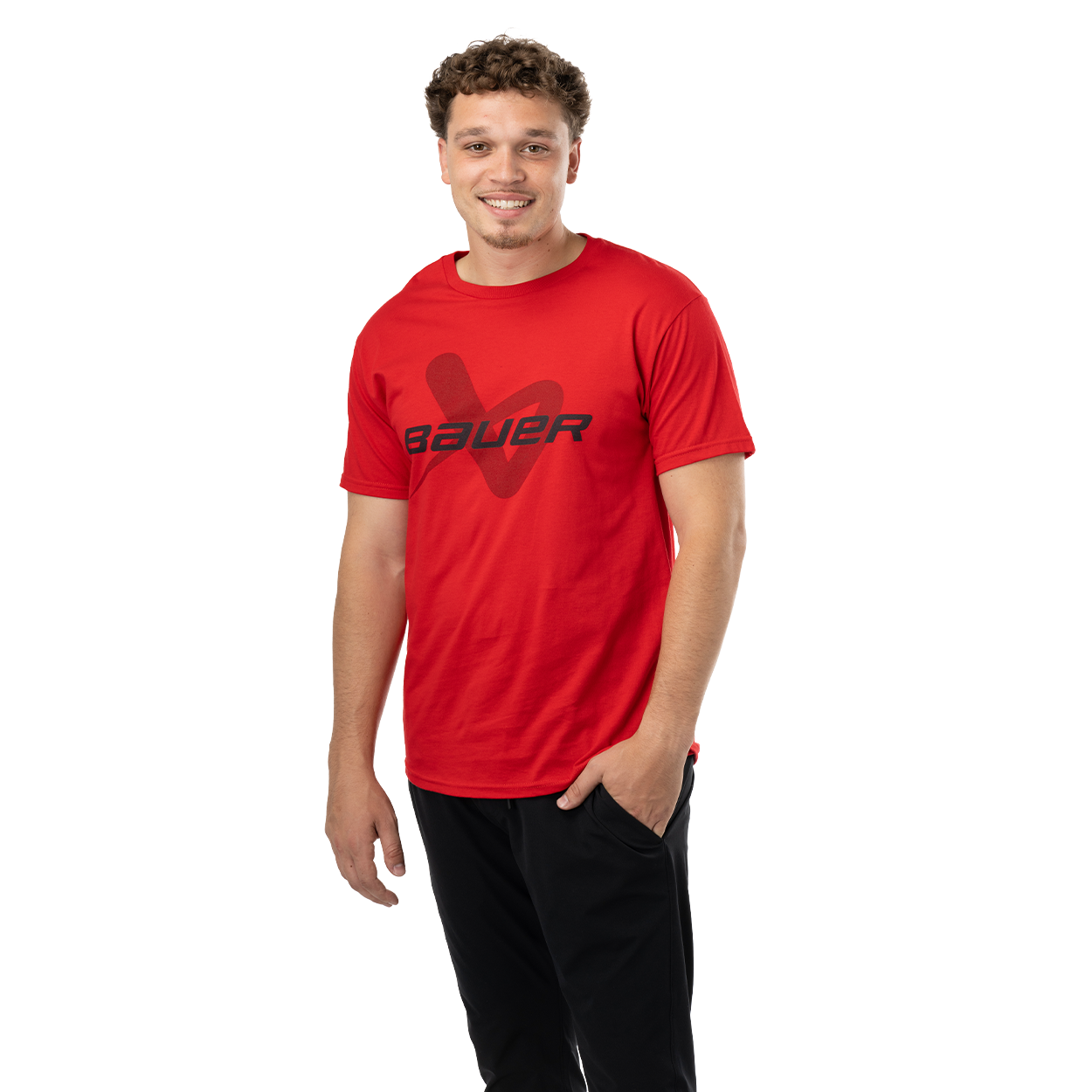 BAUER CORE SHORTSLEEVE LOCKUP TEE SENIOR