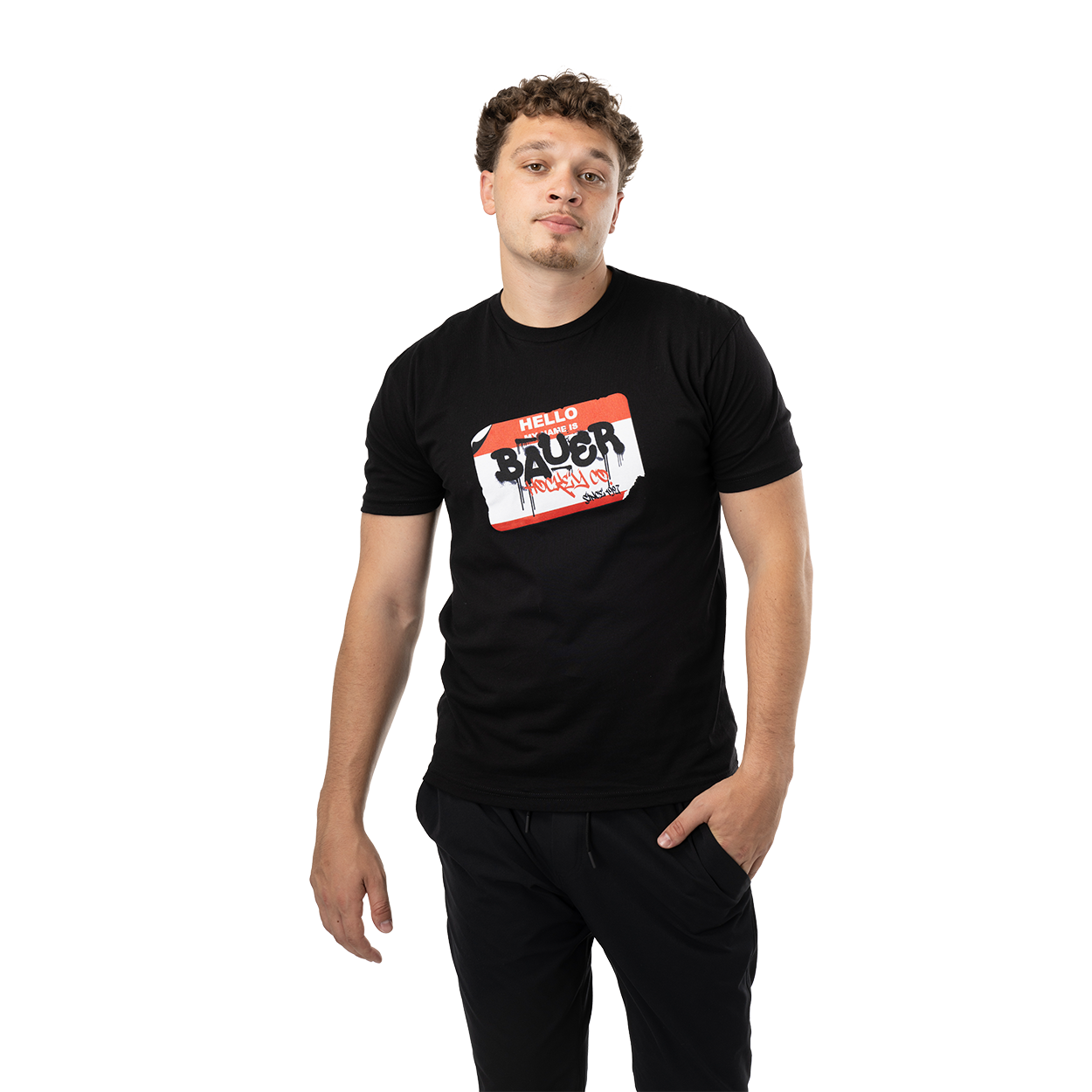 BAUER NAMETAG TEE SENIOR